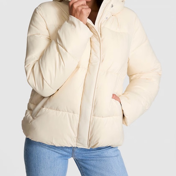 New York & Company | Jackets & Coats | New York Co Womens Cream Puffer ...